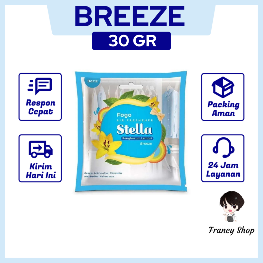 Jual Pengharum Lemari Stella Fogo Breeze 30 gr | Shopee Indonesia