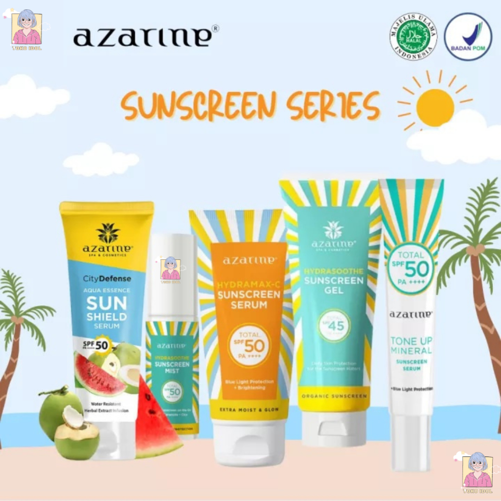 Jual (100% ORIGINAL) AZARINE SUNSCREEN GEL,SUNSCREEN AZARINE,AZARINE ...