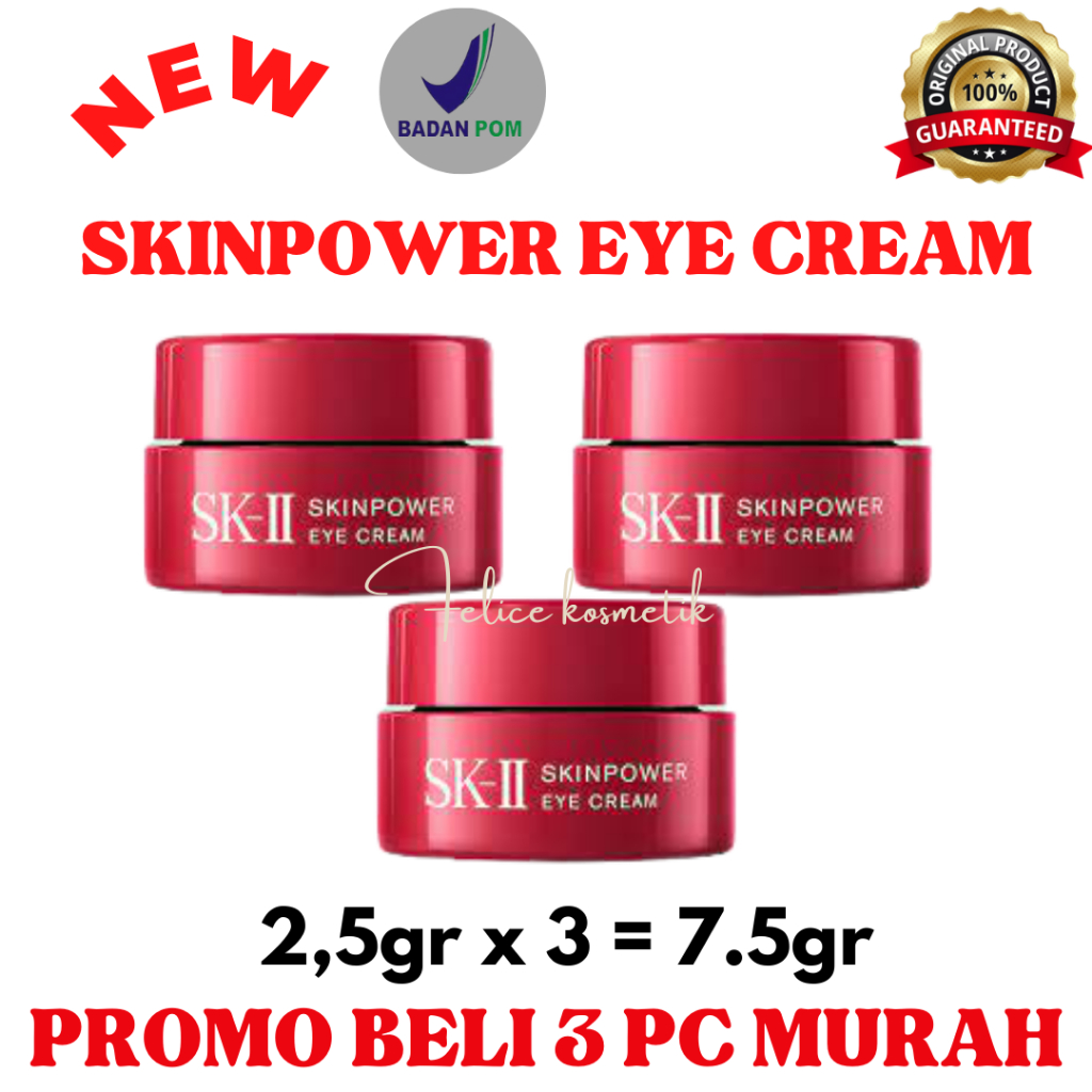 Jual ORIGINAL 100% SK** FELICE SK SKIN POWER SKINPOWER EYE RNA EYE ...