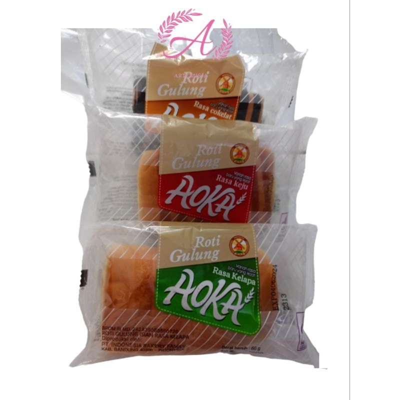 Jual AOKA Roti Gulung Rasa Keju / Coklat Satuan | Shopee Indonesia
