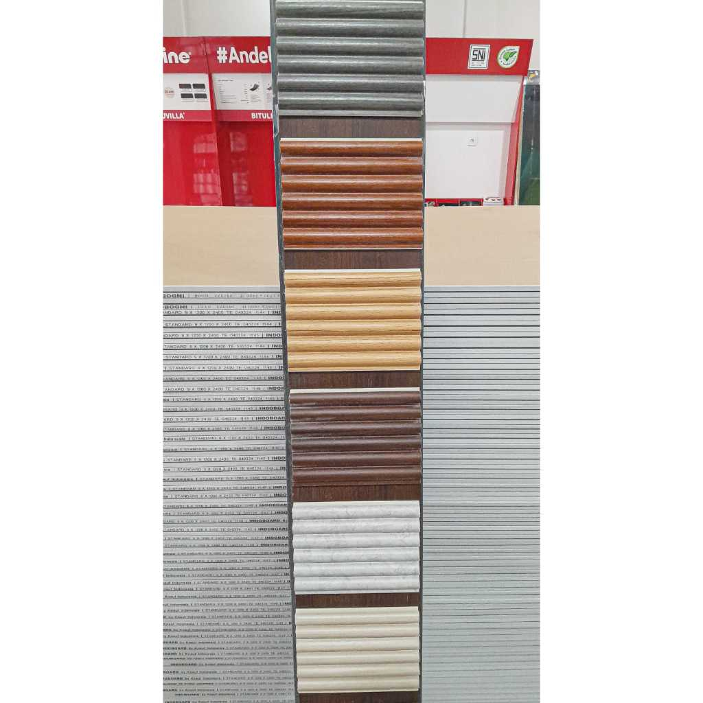 Jual Wall Panel WPC / Wood Panel / Dekorasi Dinding Motif Kayu Bulat ...