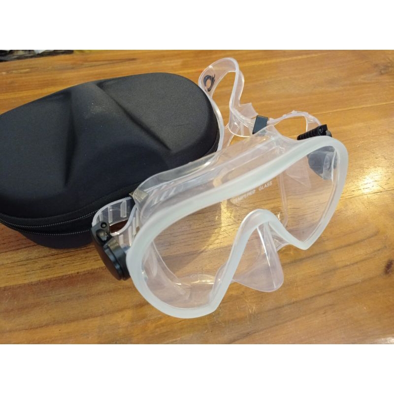 Jual Kacamata Scuba Diving Dive Mask Silicone Tempered Glass Kaca ...