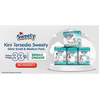 Jual POPOK SWEETY SILVER PANTS MINI PACK | Shopee Indonesia