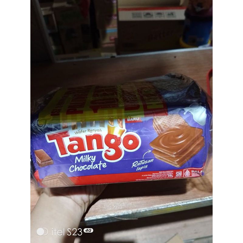 Jual Tango Wafer Vanilla Delight 39gr 2000an murah!! Isi 14pcs | Shopee ...