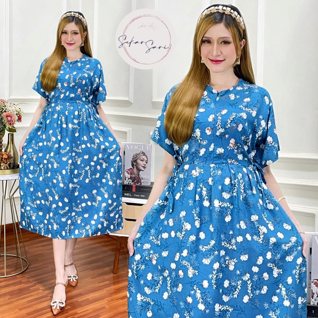 Jual Dress Kimono Rayon Busui | Baju Tidur Wanita Daster Kekinian ...