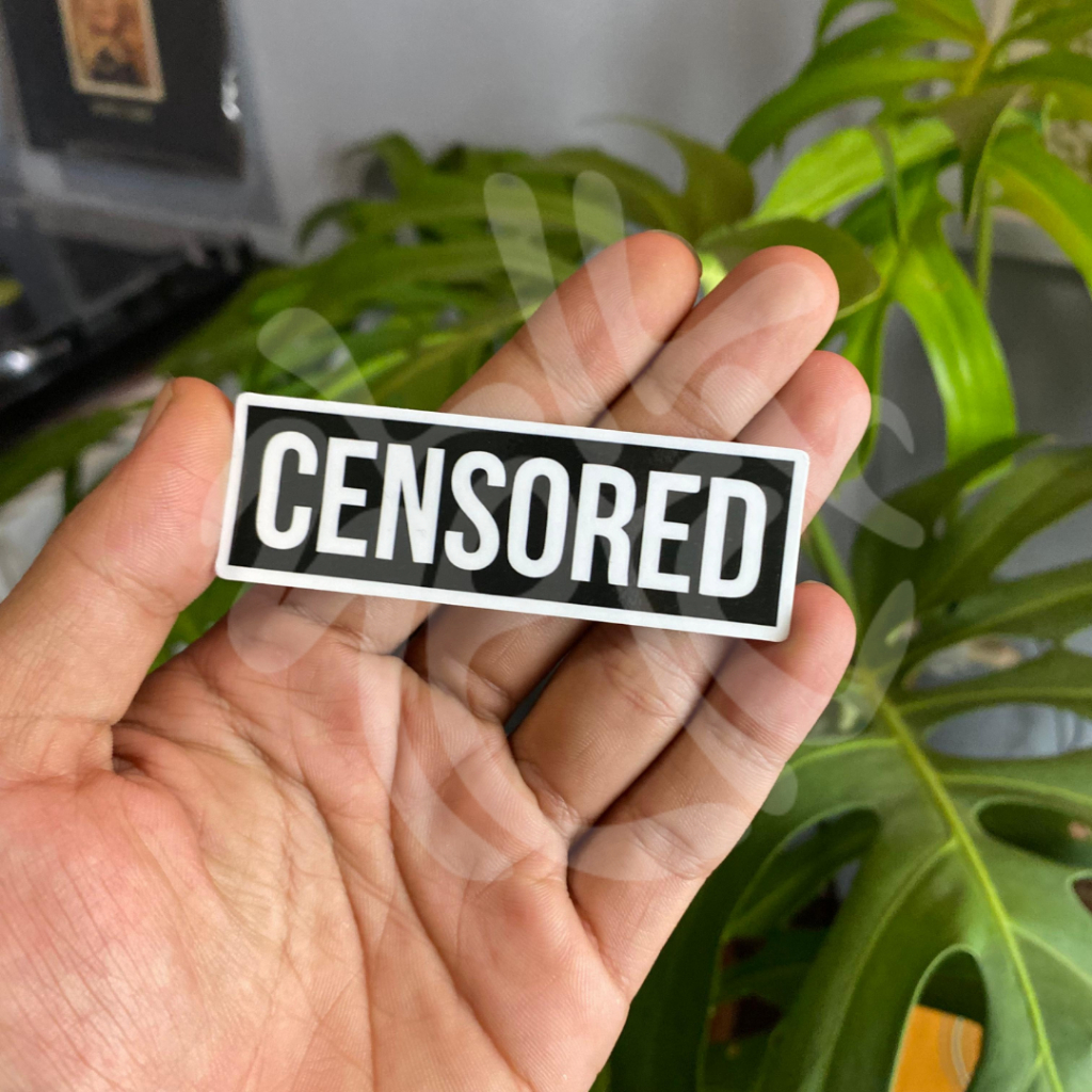 Jual stiker censored / sticker / aesthetic sticker / sticker tumblr ...