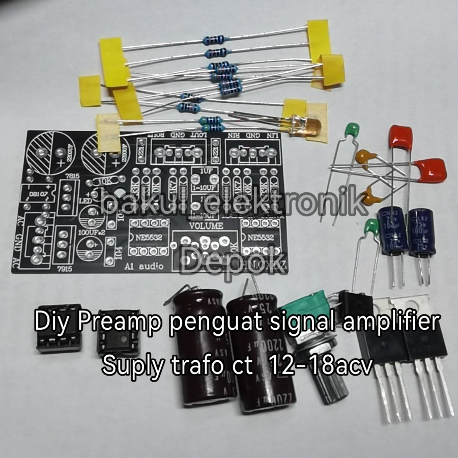 Jual DIY PREAMP BUFFER PENGUAT AMPLIFIER | Shopee Indonesia