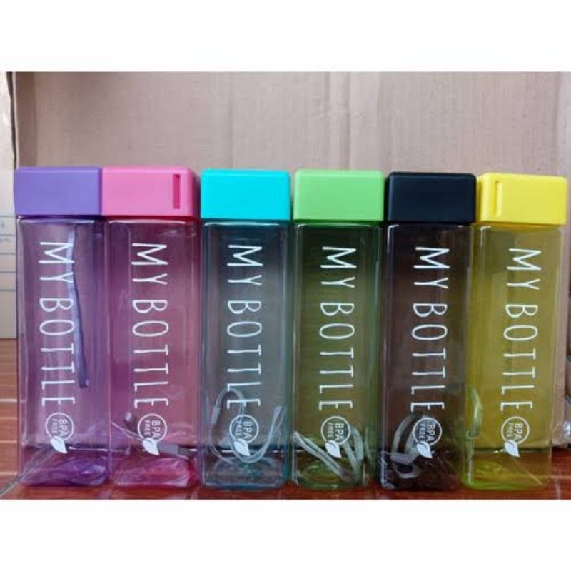 Jual Botol MY Bottle Minum Kotak Isi 500gram Tahan Panas | Shopee Indonesia
