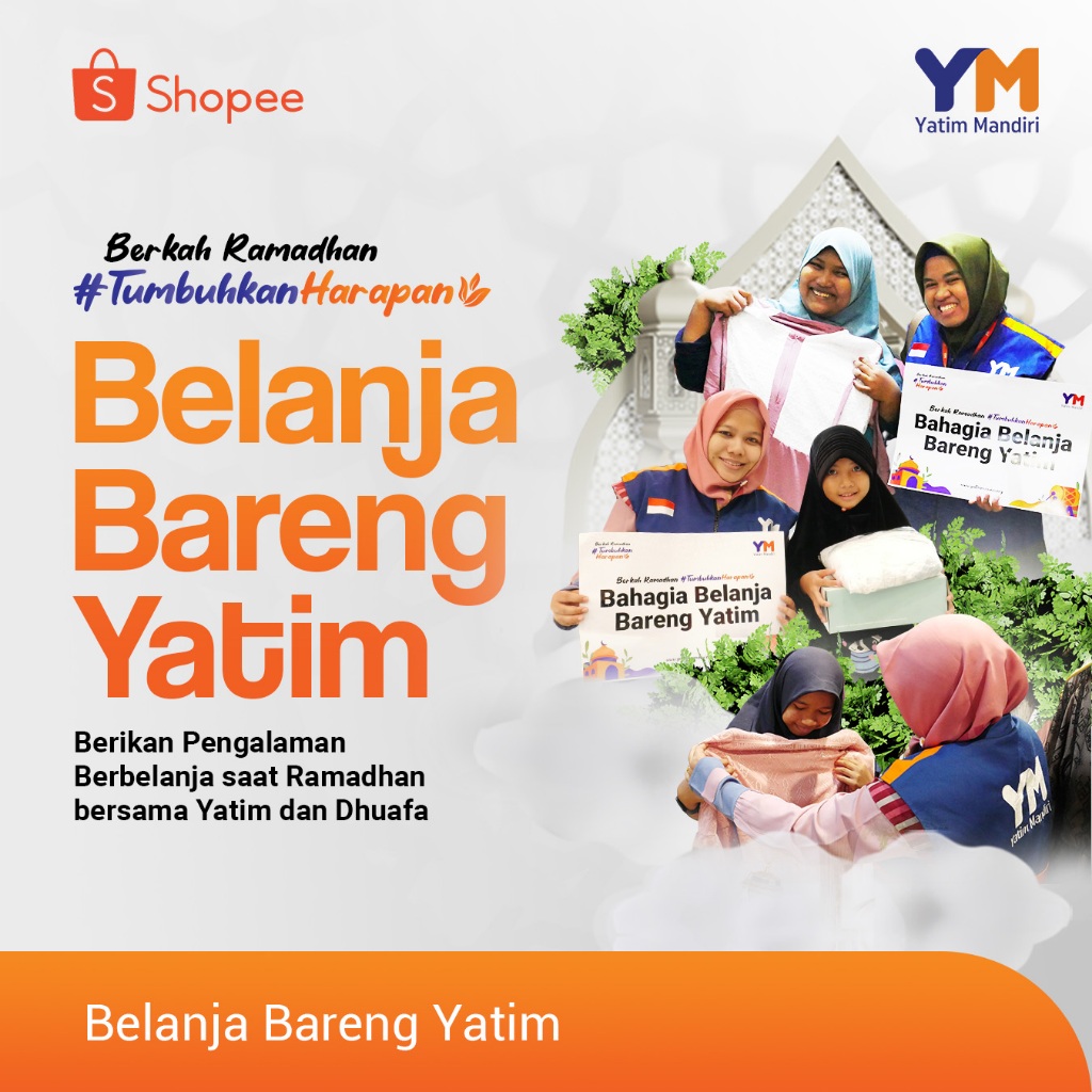 Jual Yatim Mandiri - Program Belanja Bersama Yatim | Shopee Indonesia