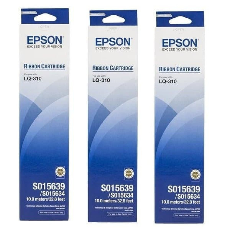 Jual Epson Ribbon Cartridge Pita Tinta LQ310 LQ-310 Original Bersegel ...