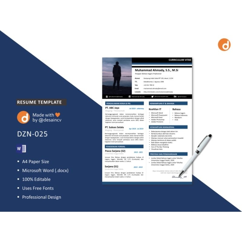 Jual Template CV | Shopee Indonesia