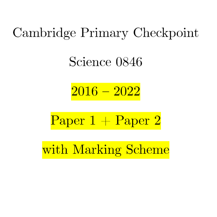 Jual Primary Checkpoint Science 0846 tahun 2016 - 2022 | Shopee Indonesia
