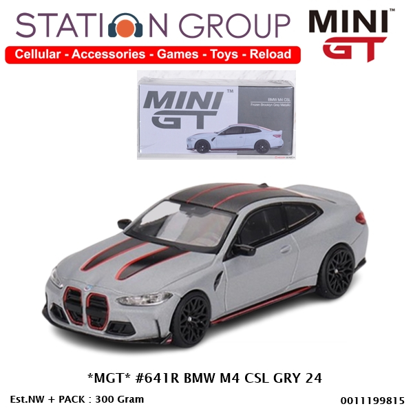 Jual MINI GT #641R BMW M4 CSL GREY 24 - DIECAST | Shopee Indonesia
