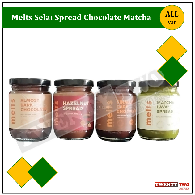 Jual Melts Selai Spread Chocolate Hazelnut Matcha 300 gr | Shopee Indonesia