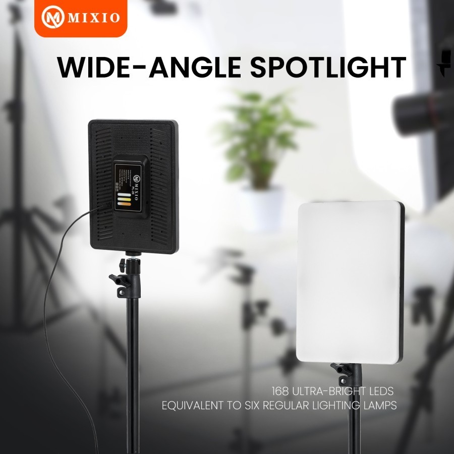 Jual MIXIO PL26 Lampu Foto LED Video Light LIVE STREAMING Ringlight ...