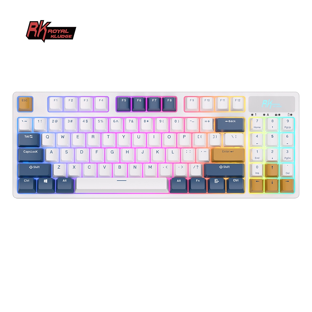 Jual Royal Kludge RK 89 White 89 Keys Gaming Keyboard | Shopee Indonesia