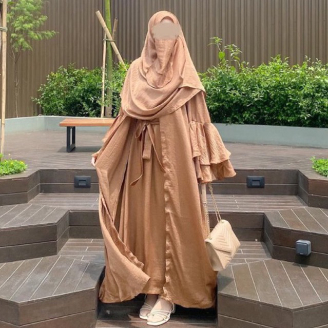 Jual SHERINE abaya outer x Salmaazhar / abaya set / gamis / dress ...