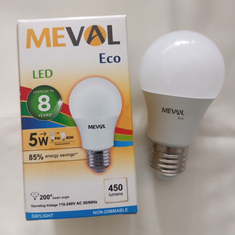 Jual Lampu MEVAL LED ECO 5 Watt | Shopee Indonesia