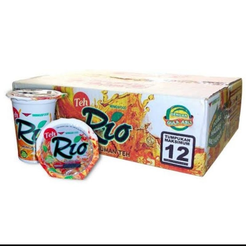Jual teh rio 1 dus isi 24pcs | Shopee Indonesia