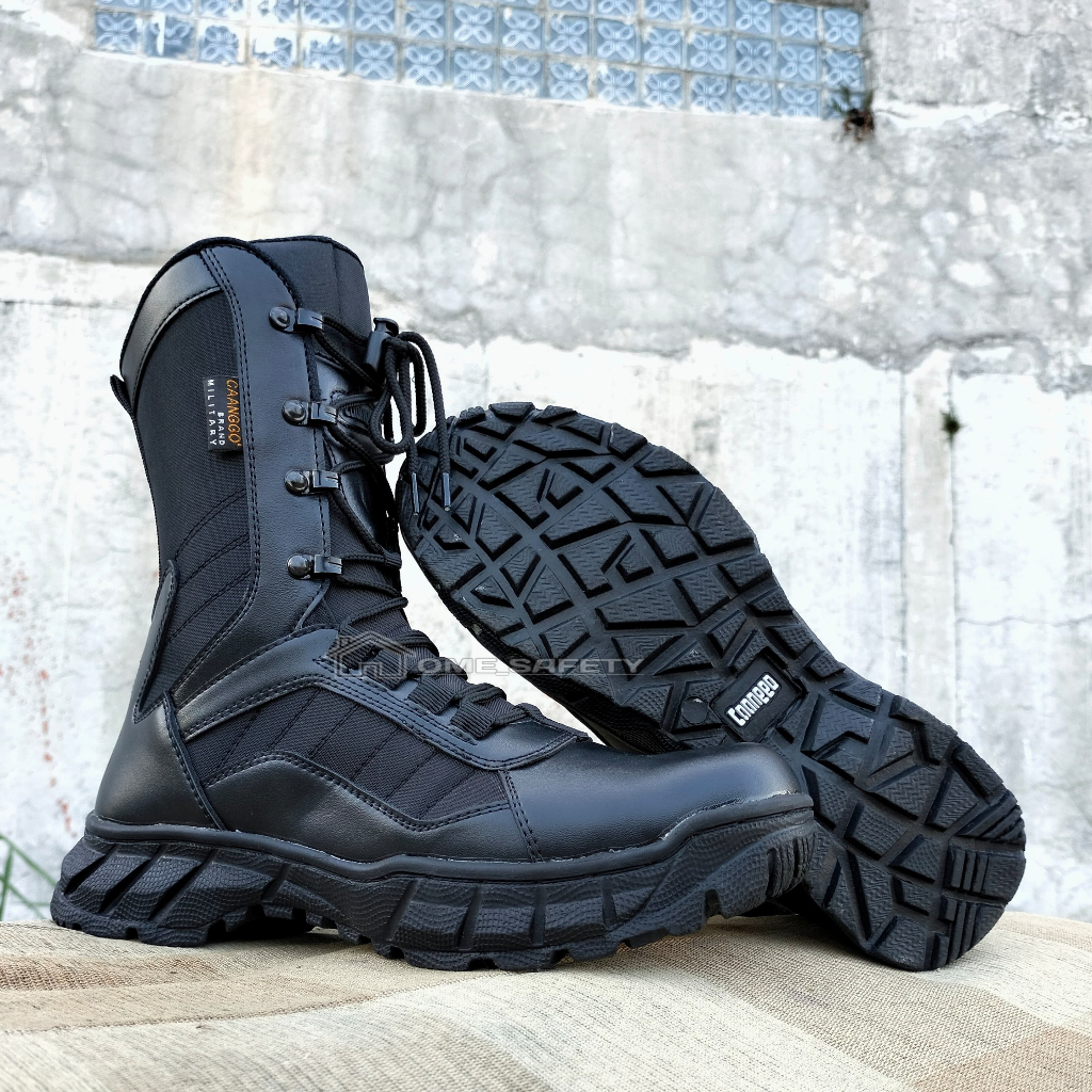 Jual Sepatu pdl tni polri dan security terbaru model ninja safety boots ...