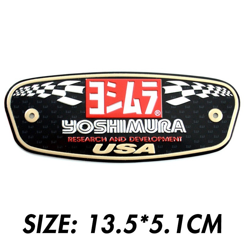 Jual STIKER EMBLEM KNALPOT STICKER ALUMUNIUM EXHAUST YOSHIMURA ARROW ...