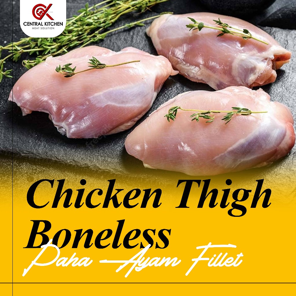 Jual Boneless Chicken Leg Skinless / Paha Ayam Fillet Tanpa Kulit 1kg ...