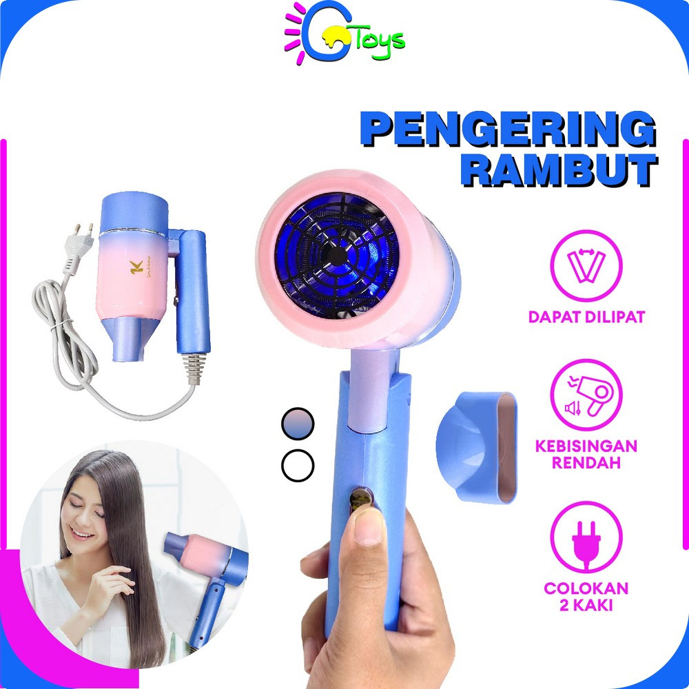 Jual CR-K130 Hair Dryer Pengering Rambut Lipat Dengan Suhu Bisa Diatur ...