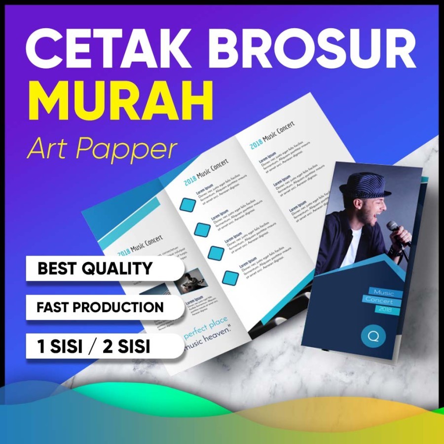 Jual Cetak Brosur A4 Cetak Flyer Pamflet Promosi Termurah Satuan Kertas ...