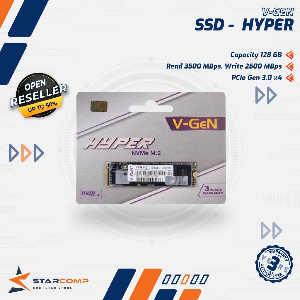 Jual SSD V-GEN M.2 NVMe Hyper 128GB VGEN Solid State Drive | Shopee ...