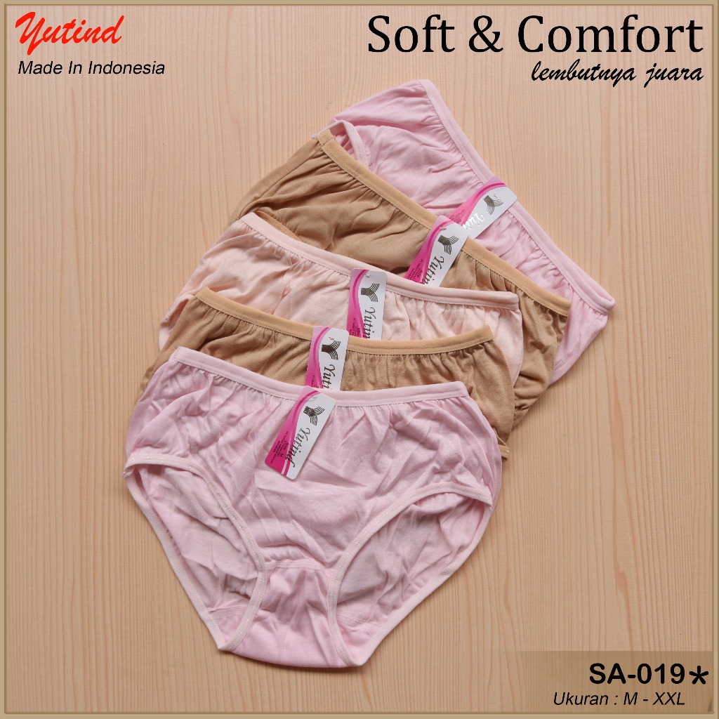 Jual CD Yutind 019 | Celana Dalam Wanita Yutind Polyester Basic Cutting Midi - Dyarshop | Shopee ...