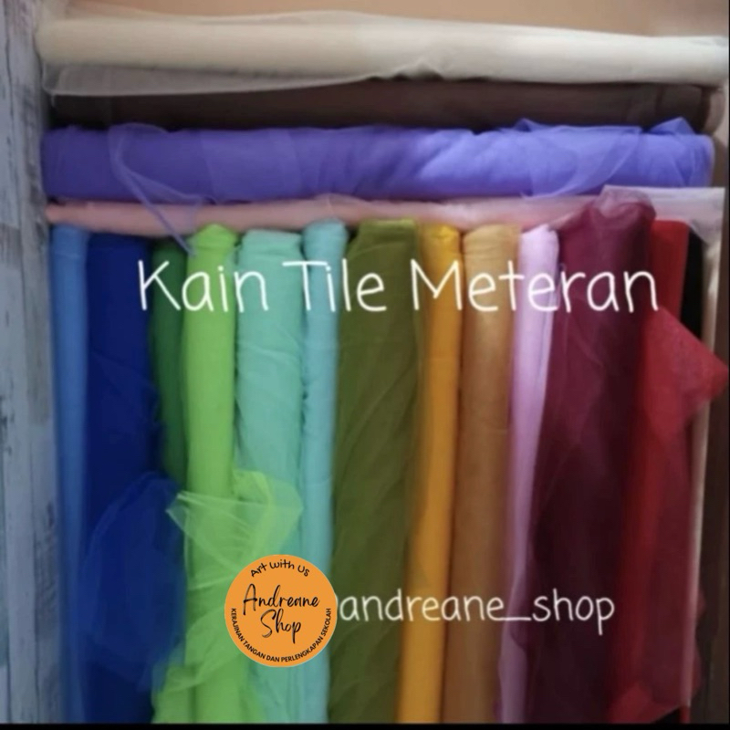 Jual KAIN TILE Halus Sedang (1 meter) | Shopee Indonesia