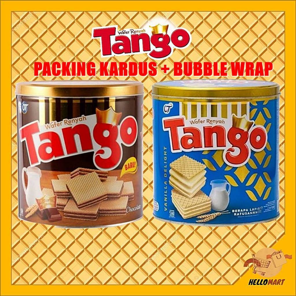 Jual ORIGINAL Tango Wafer Biskuit Kaleng 270gr / Wafer Lebaran | Shopee ...