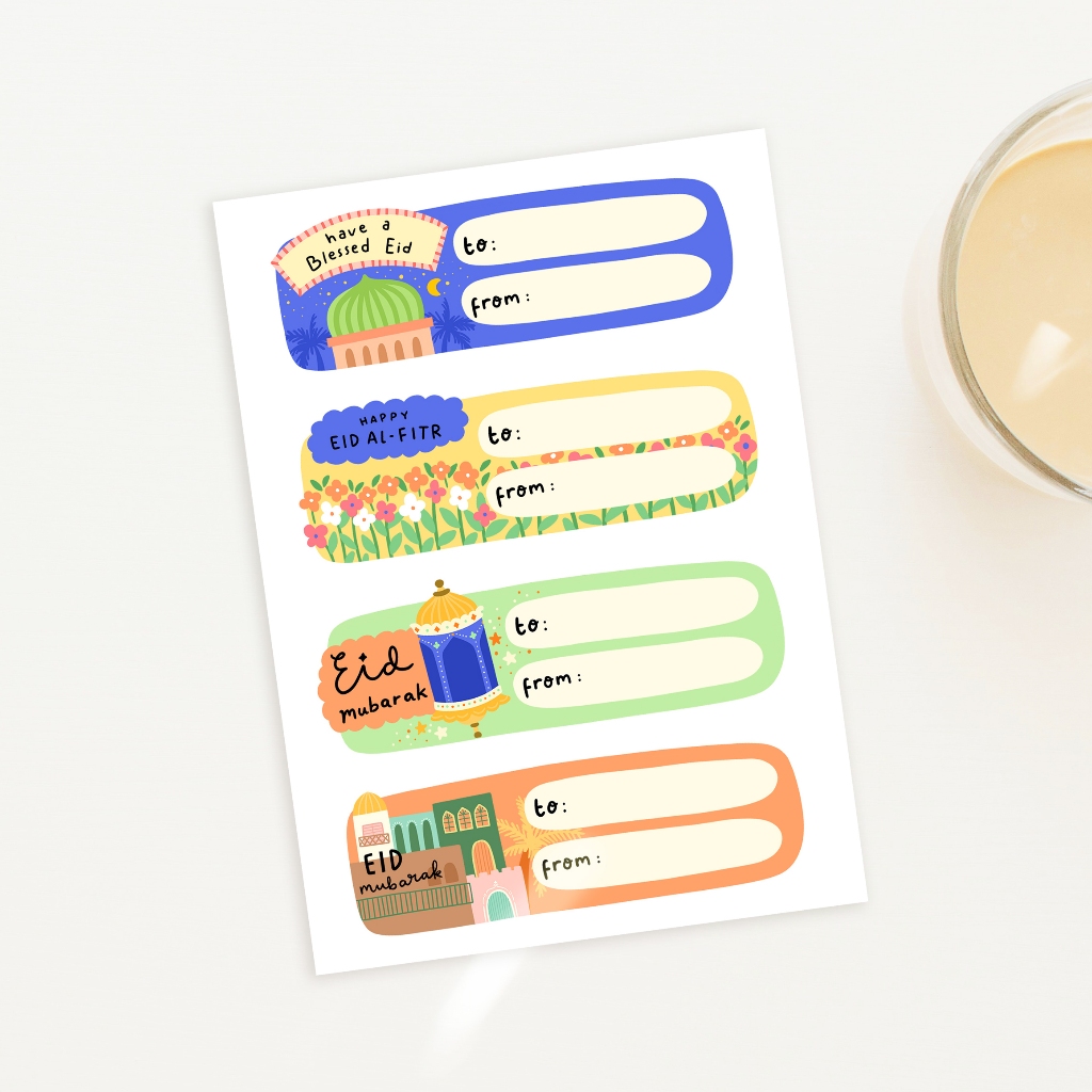 Jual Sticker Label Hampers Lebaran | Jabirah | Shopee Indonesia