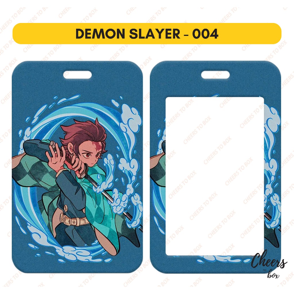 Jual (N009) DEMON SLAYER ID Card Holder / Nametag Tanpa Tali Lanyard ...