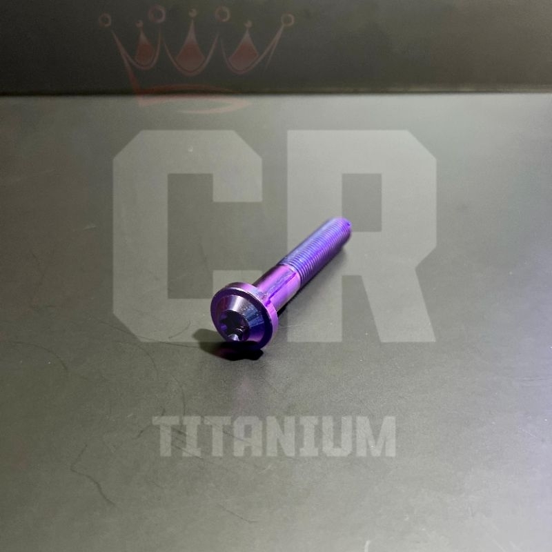 Jual baut titanium 10x60 drat 14 panjang 6cm baut kenalpot vario nmax ...