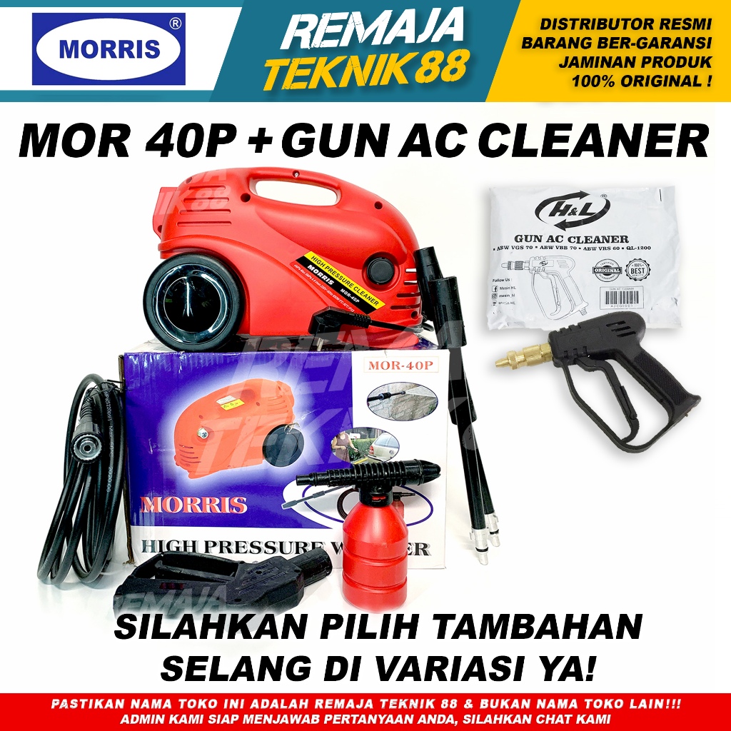 Jual MESIN CUCI MOBIL MOTOR MORRIS 40 P / CUCI STEAM AC / JET CLEANER ...