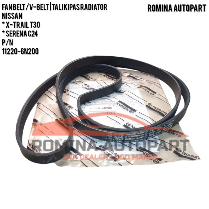 Jual Fan belt Tali kipas tensioner Nissan Xtrail T30 serena c24 original 1pc | Shopee Indonesia