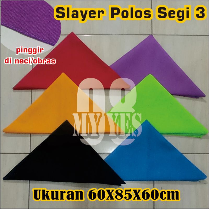 Jual Slayer Polos Segitiga Outbond Slayer Manasik Haji Anak Paud Tk Sd ...
