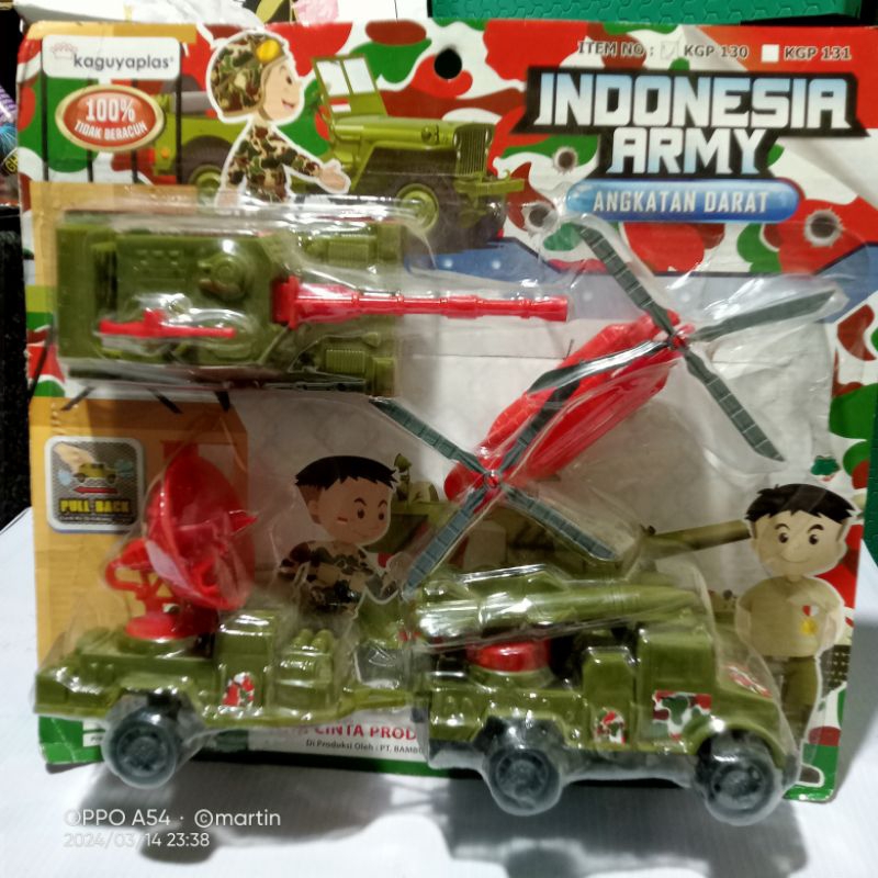 Jual Mainan Mobil Tentara Angkatan Darat KGP 130 | Shopee Indonesia