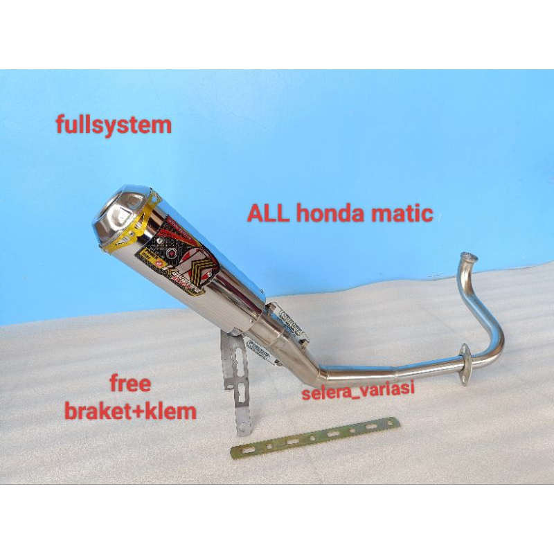 Jual knalpot racing KAWAHARA untuk motor matic HONDA/ALL HONDA MATIC ...