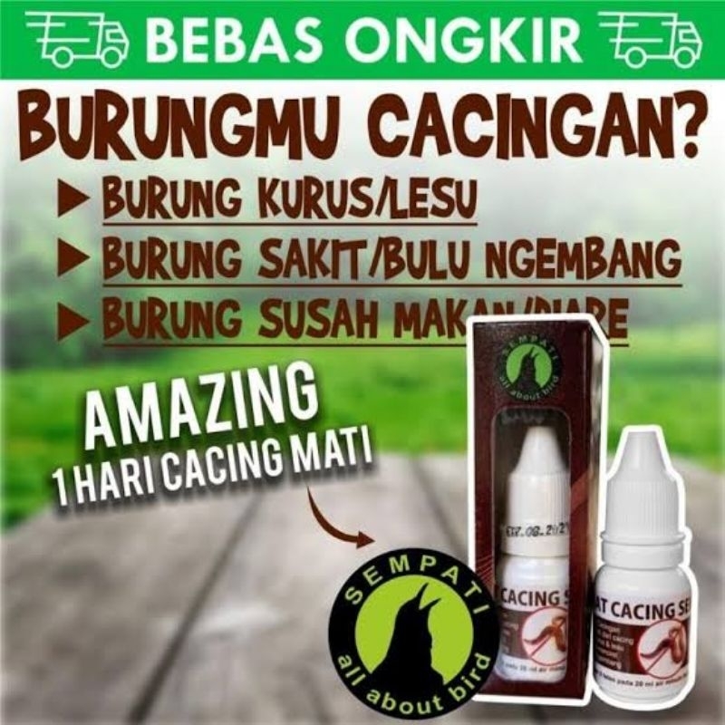 Jual OBAT CACING SEMPATI MENGOBATI BURUNG BERMASALAH AKIBAT CACINGAN ...