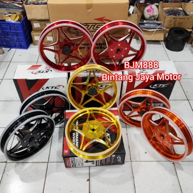 Jual Velg KTC Racing ARES Bintang Vario 125 150 160 Vario 110 Beat Scoopy Spacy Genio lebar 185/ ...