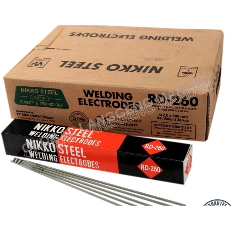 Jual kawat las NIKKO RD-260 2.0mm & 2.6mm | Shopee Indonesia