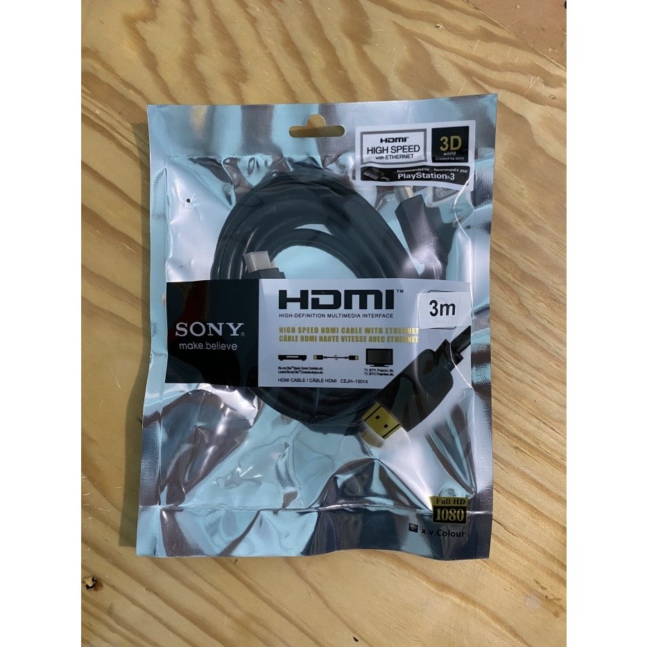 Jual Kabel HDMI SONY 2 Meter 3 Meter 5 Meter Male To Male Gold Plate V2.0 4K | Shopee Indonesia