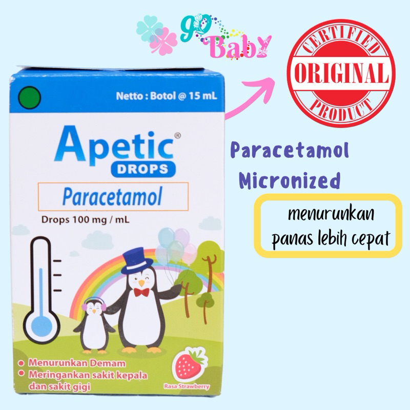 Jual Apetic Paracetamol micronized drops sirup forte - Lapi | Shopee ...