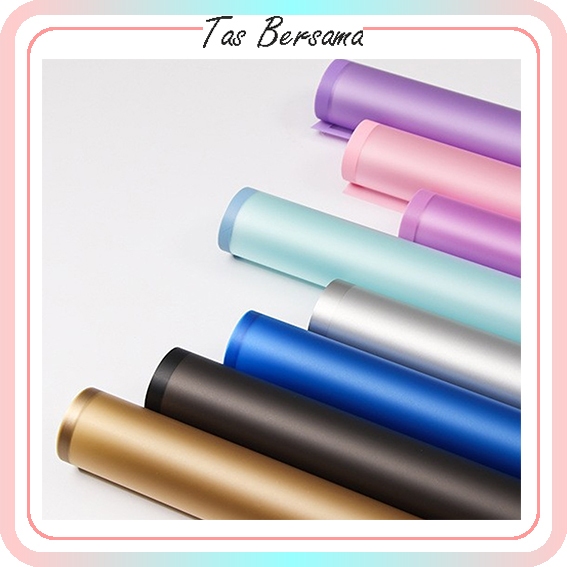 Jual [1 PACK ISI 20 LEMBAR] Flower Wrapping Transparant List Color ...