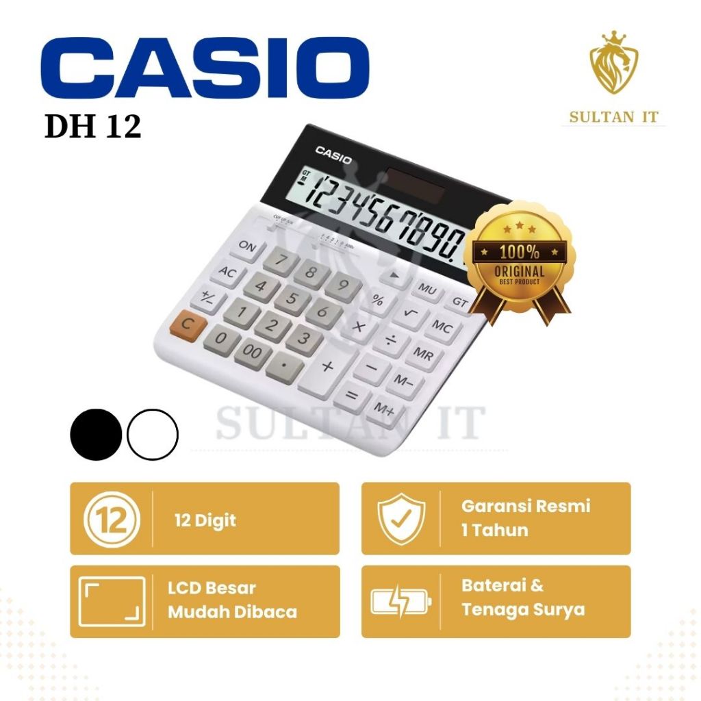 Jual Kalkulator Casio DH-12 / MH-12 Original | Shopee Indonesia