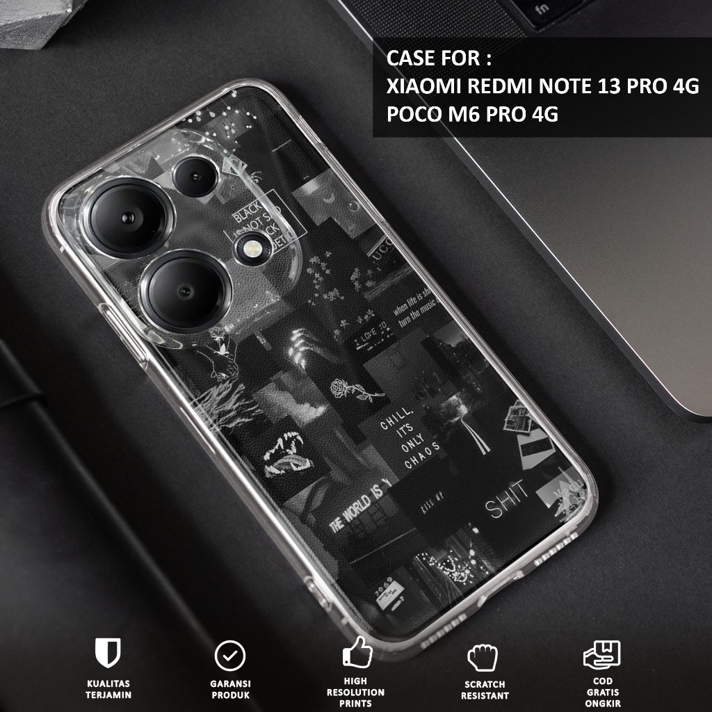 Jual Case POCO M6 PRO 4G / XIAOMI REDMI NOTE 13 PRO 4G - Motif ...