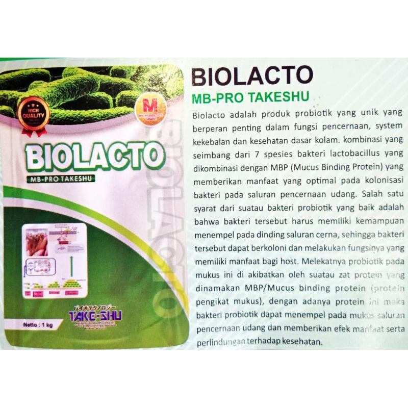 Jual PROBIOTIK LACTOBACILLUS BIOLACTO TAKESHU ASIA FASISK/PROBIOTIK ...