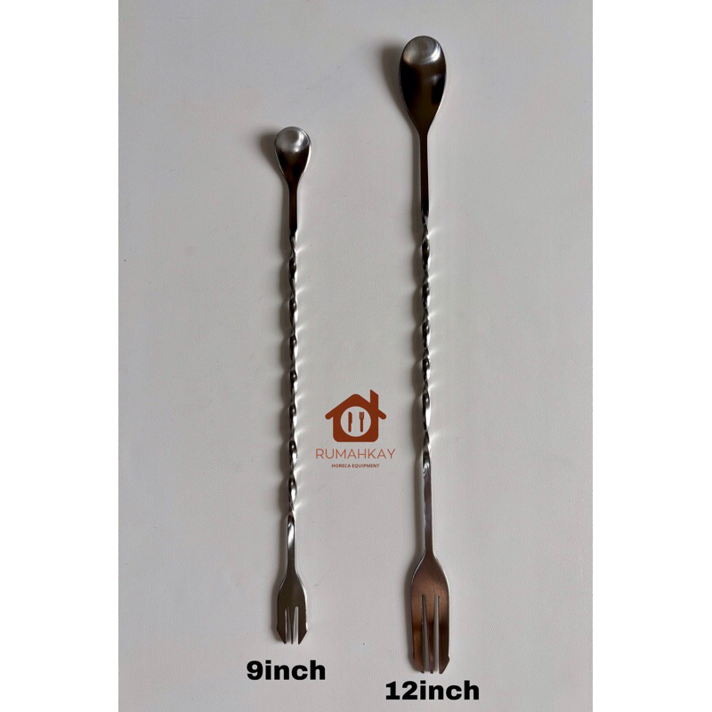 Jual Long Bar Spoon / sendok panjang Cocktail bartender | Shopee Indonesia
